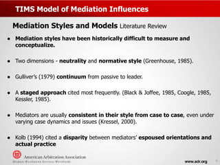 Mediators and Metaphorical Analysis: The TIMS Model | PDF