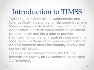 Timss and pisa | PPTX