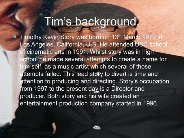 Tim story presentation | PPTX