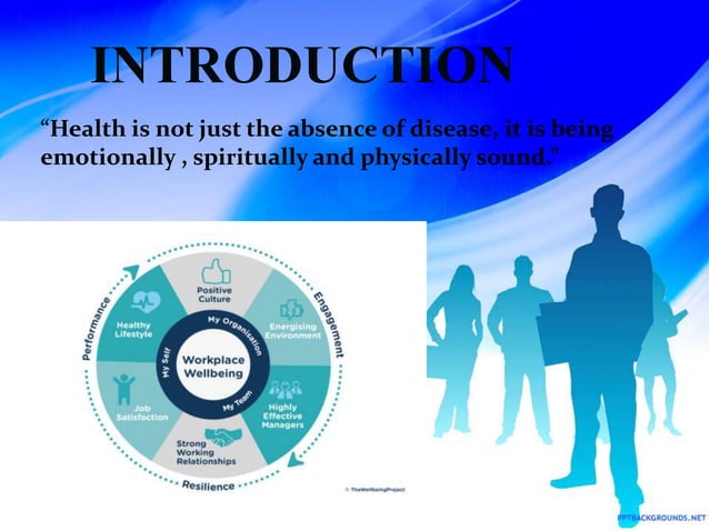 Employees health and well-being PPT by VASUDHA ARORA | PPT