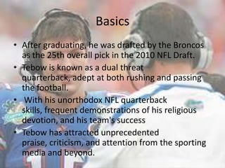 Tim tebow | PPTX