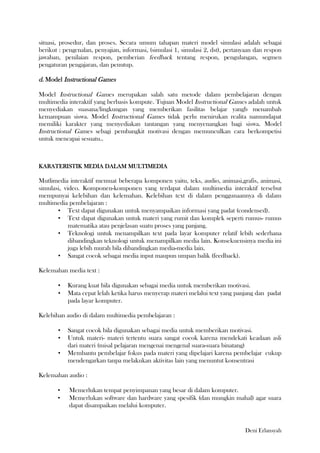 Tim (teknologi informasi multimedia) ujian multimedia dalam pendidikan | PDF