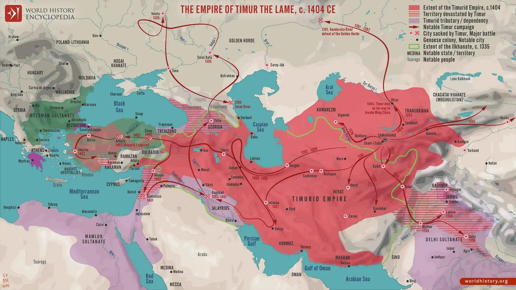Timur's or Tamerlane Invasion of Dehli on 1398.pptx