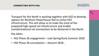 Northern Transport Summit: Tim Wood, Transport for the North | PPT
