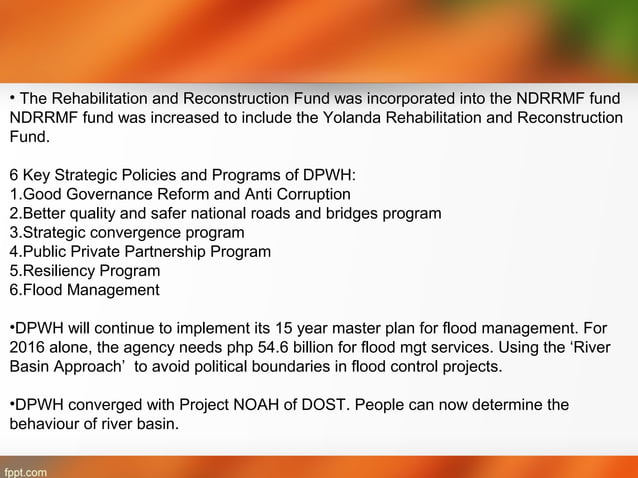 2016 Philippine Budget of DPWH | PPT