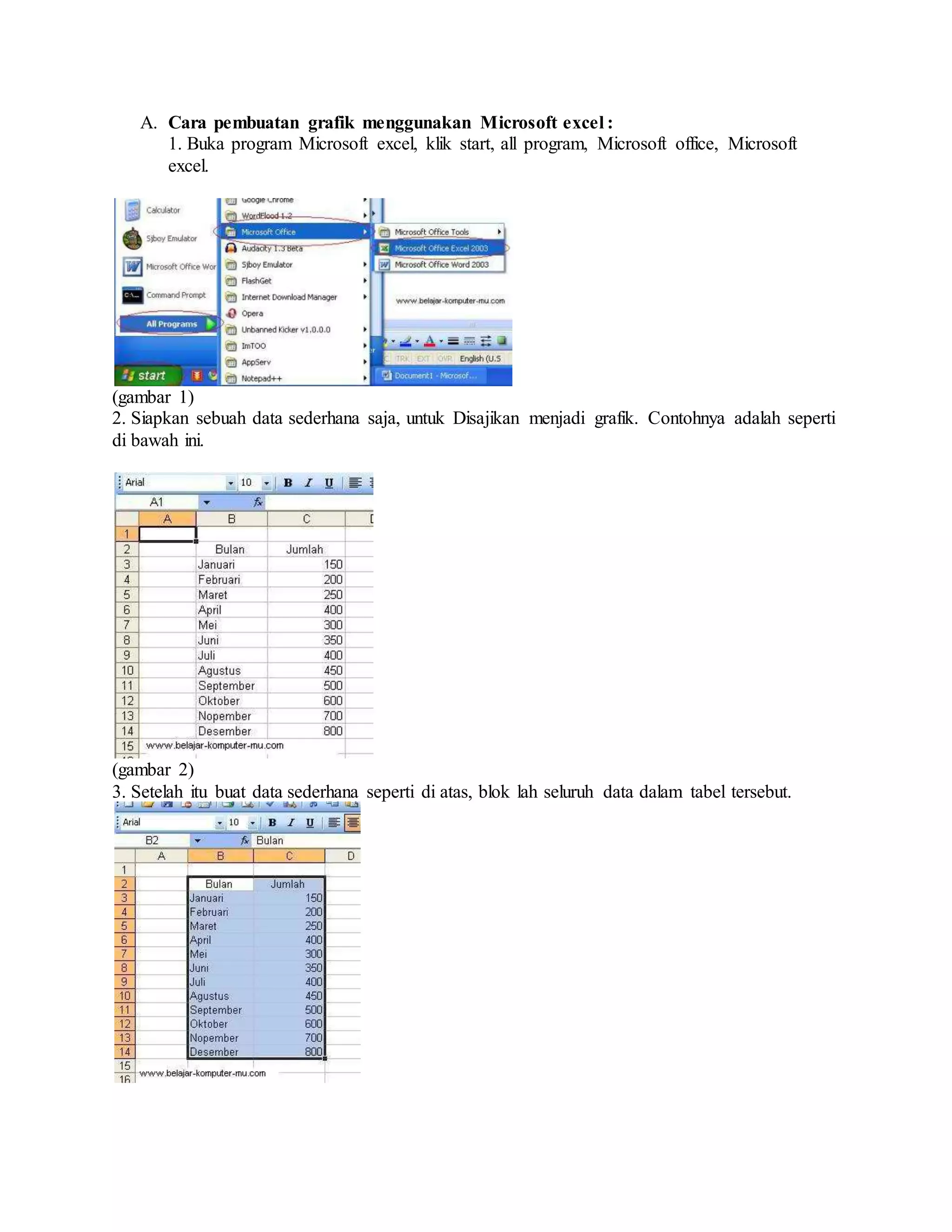 Tugas TIP : Prosedur-prosedur dalam ms.excel | DOCX