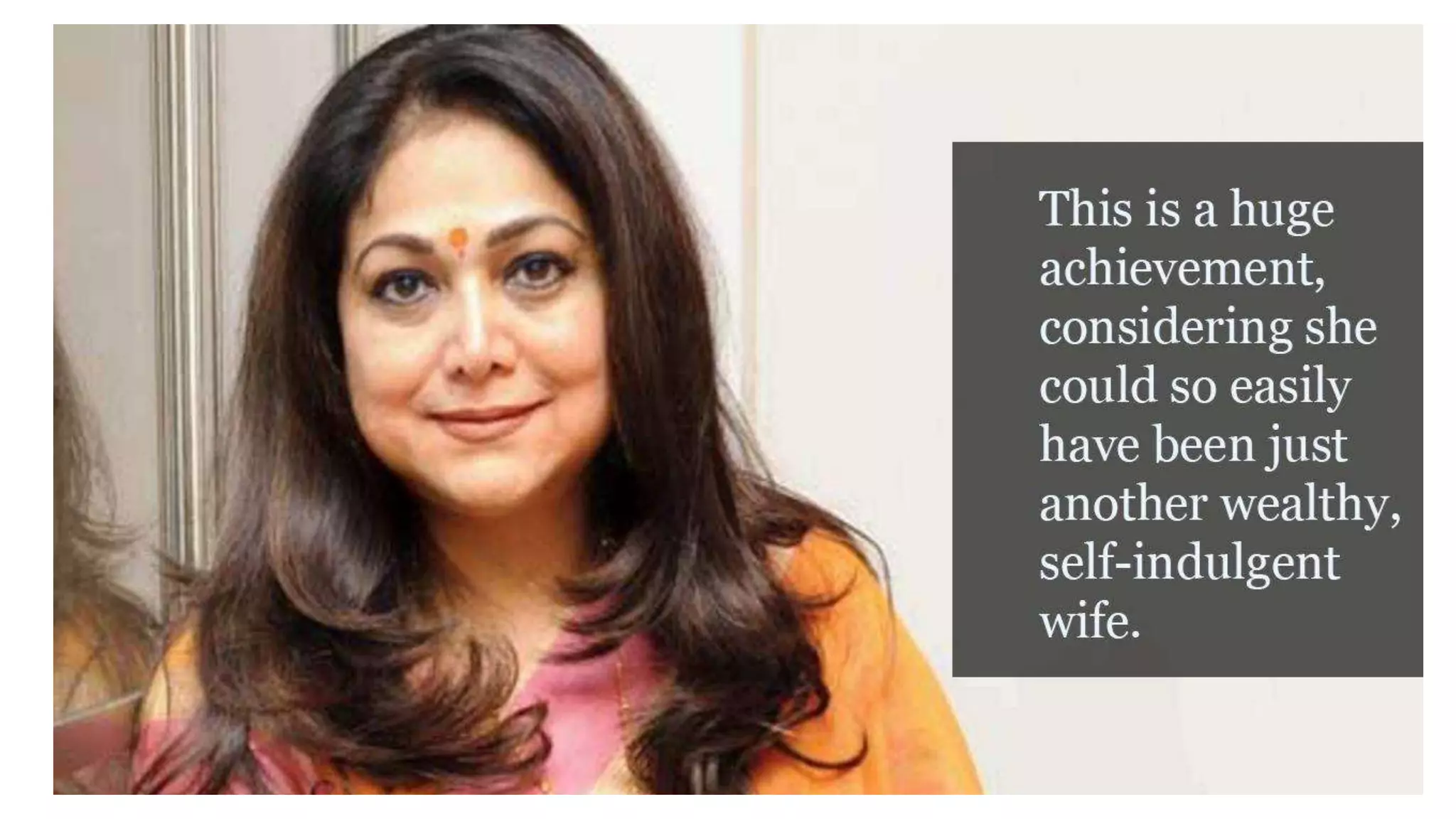 Tina Ambani a Leader in her Own Right | PPT