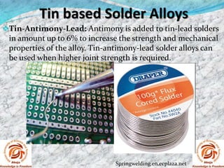 Tin and it’s alloy | PPTX