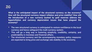 Evolution of the Zimbabwean Currency - ZIG | PPTX
