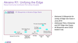 Your Path to Edge Computing - Akraino Edge Stack Update | PPT