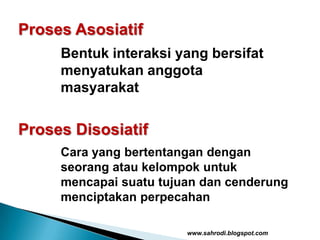Tindakan dan interaksi sosial materi-sosiologi | PPTX