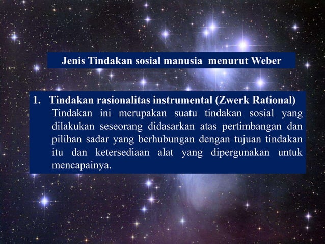 Tindakan sosial menurut max weber.25pptx | PPTX