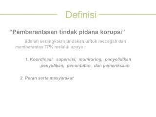 Tindak pidana korupsi pkn 2 | PPT