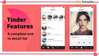 Tinder features a complete and in detail list | PPTX | Social ...