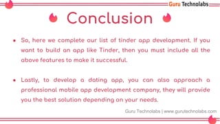 Tinder features a complete and in detail list | PPTX | Social ...