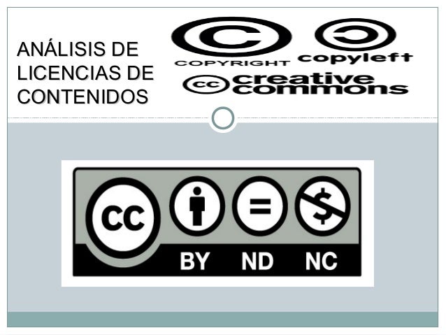 Licencias Creative Commons