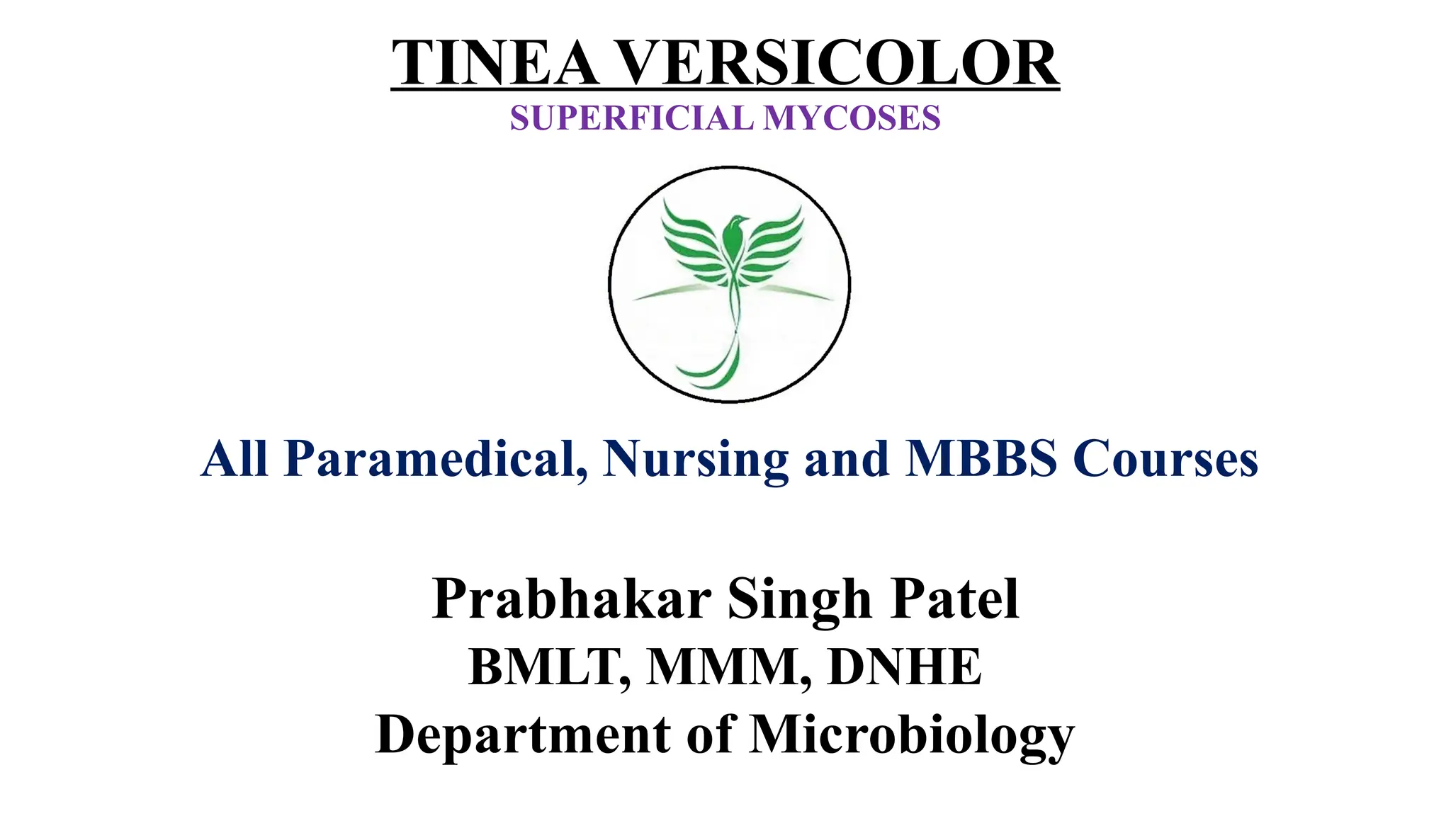Tinea Versicolor !! Superficial Mycoses !! Fungus !! Clinical ...