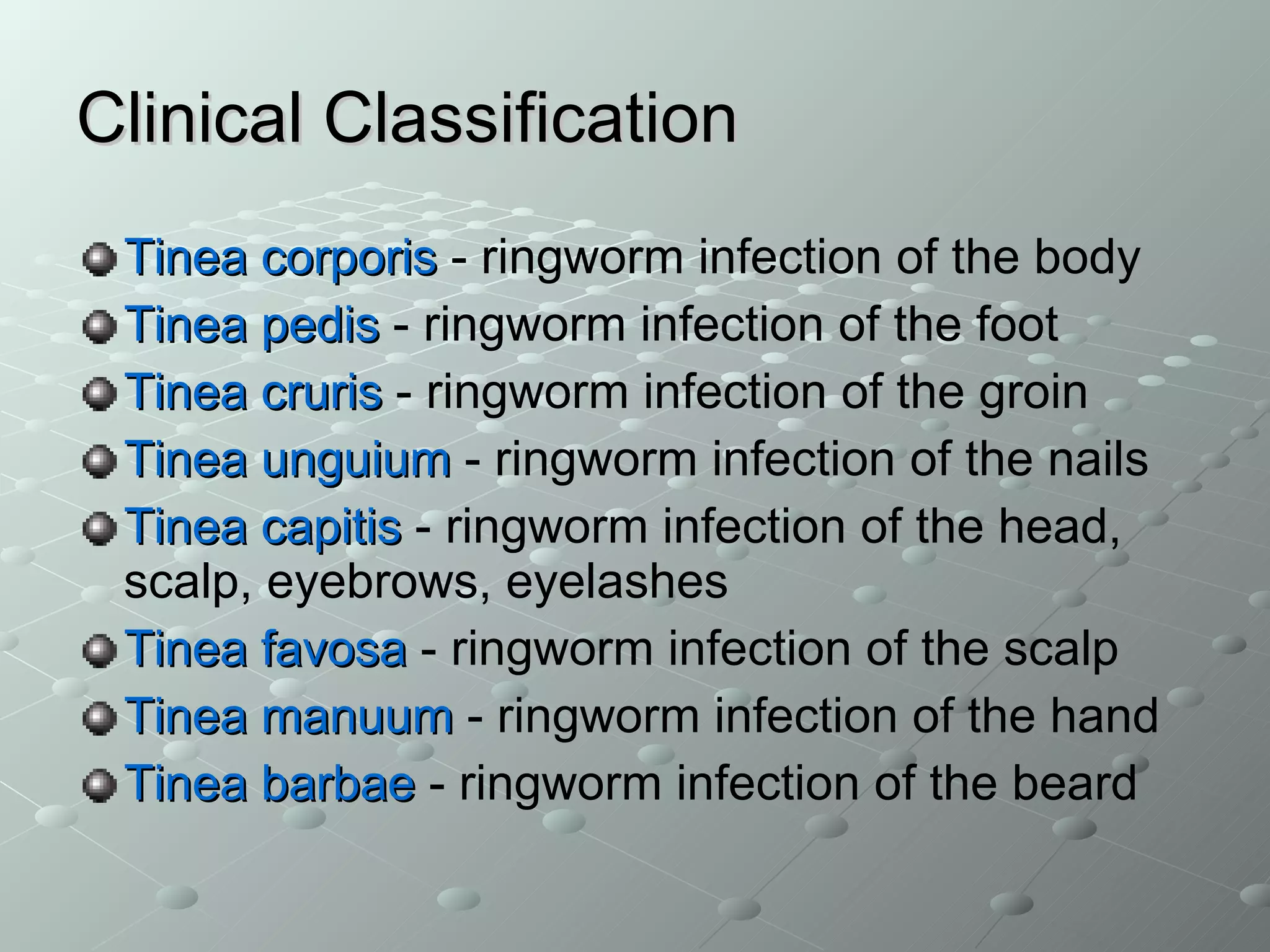 Tinea dermatophytes | PPT