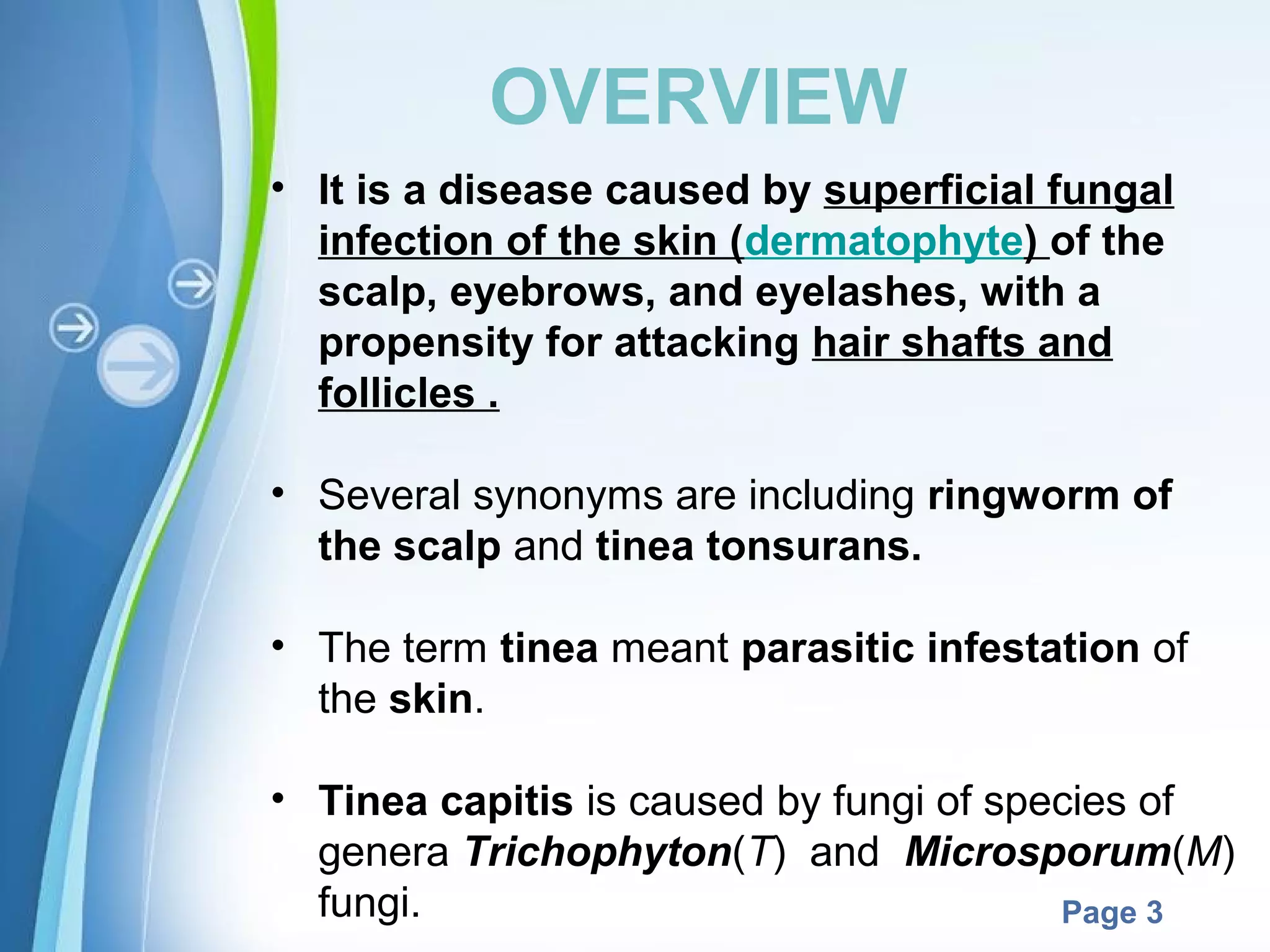 Tinea capitis | PPT