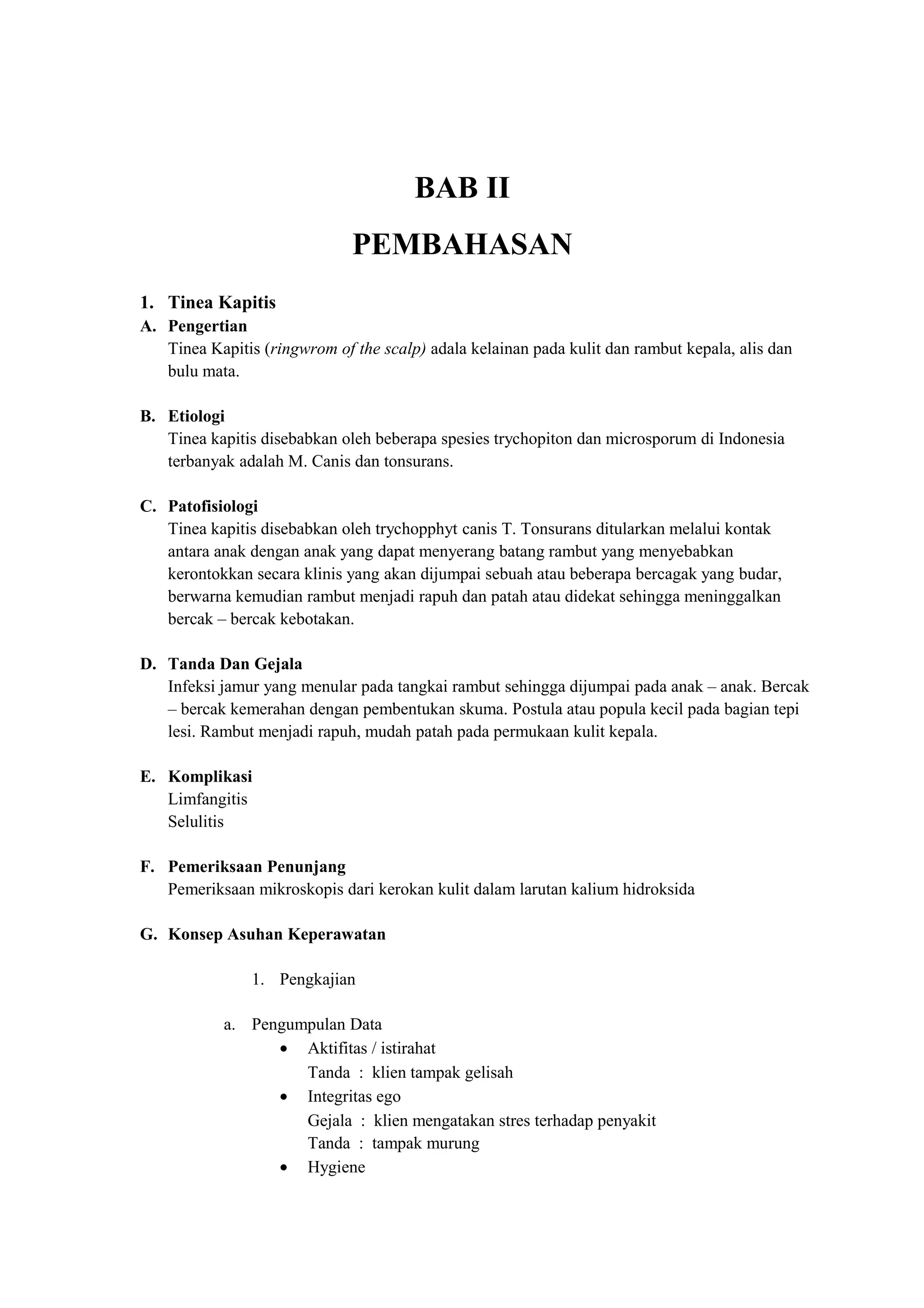 Tinea kapitis | DOC