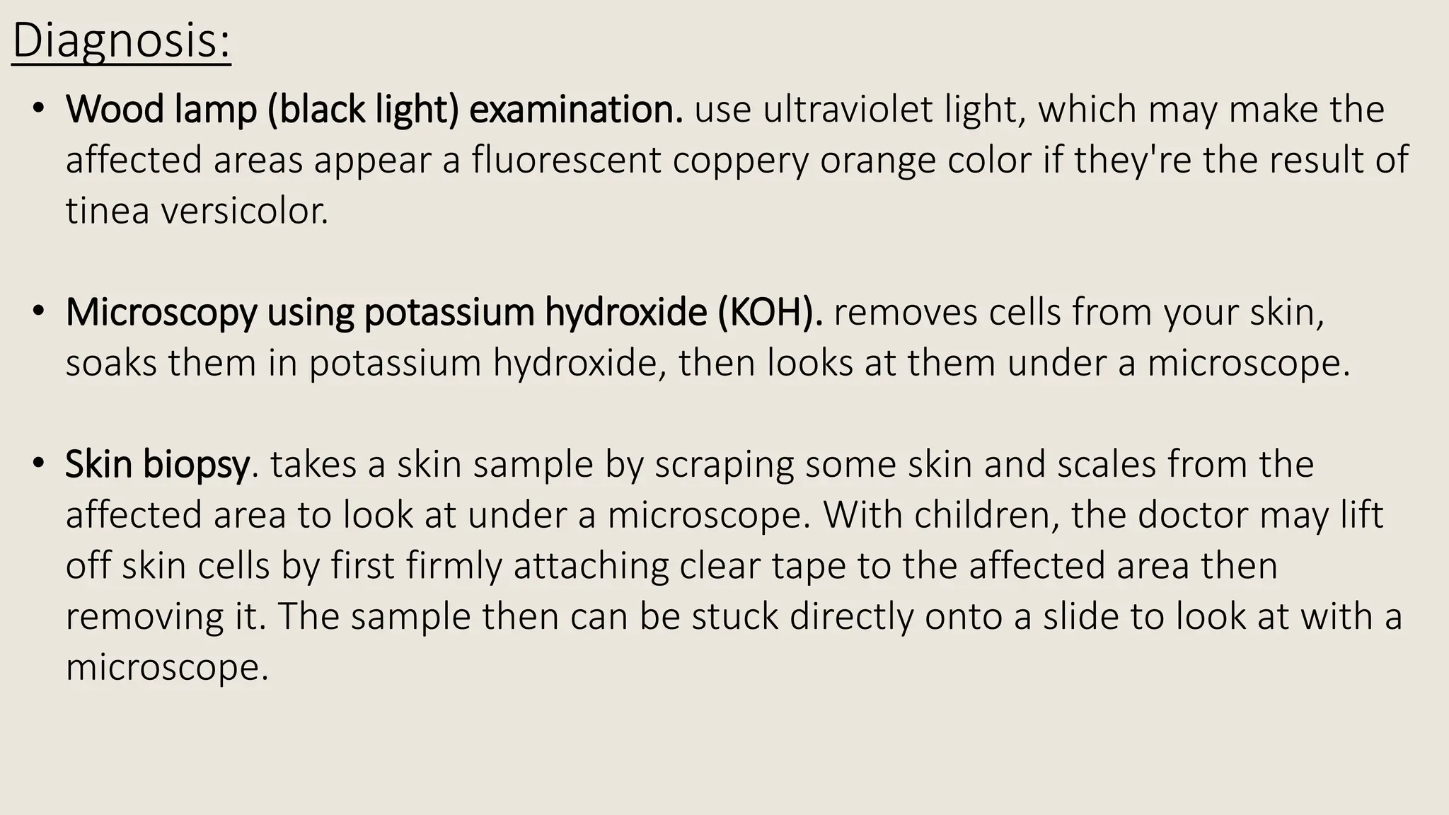 Tinea versicolor (Pityriasis versicolor, is a common fungal infection ...