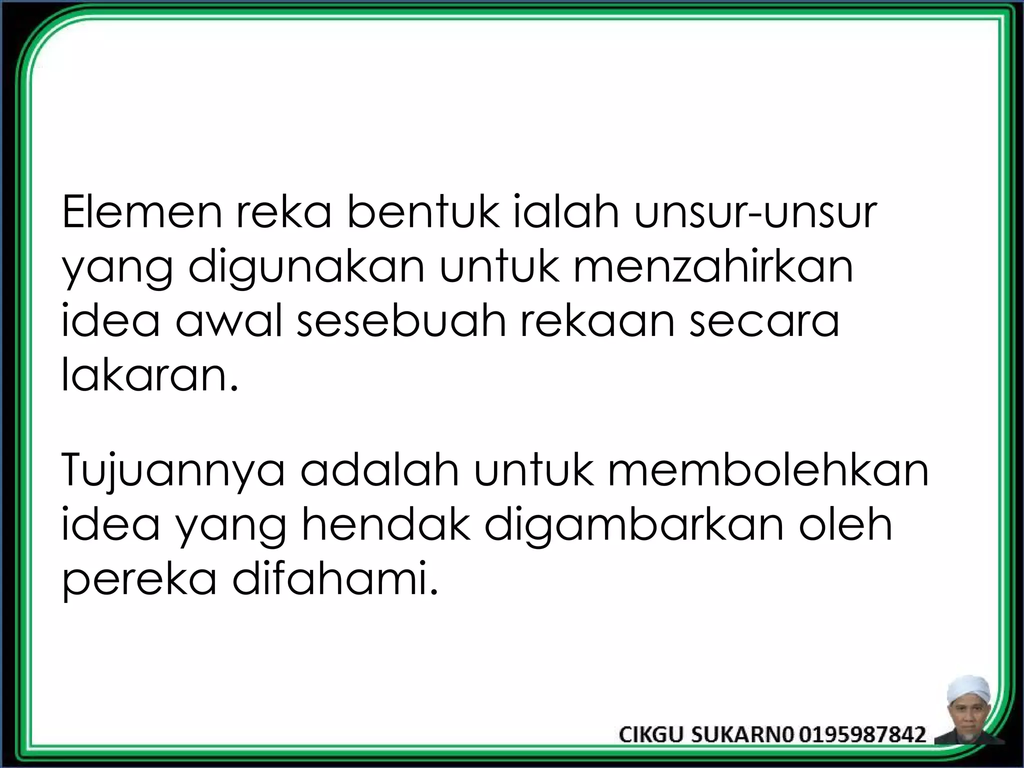 RBT T1 BAB 1 PENGENALAN KEPADA REKA BENTUK DAN TEKNOLOGI | PDF