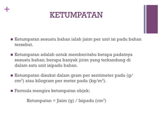 Tingkatan 1 (bab 3) : jirim | PDF