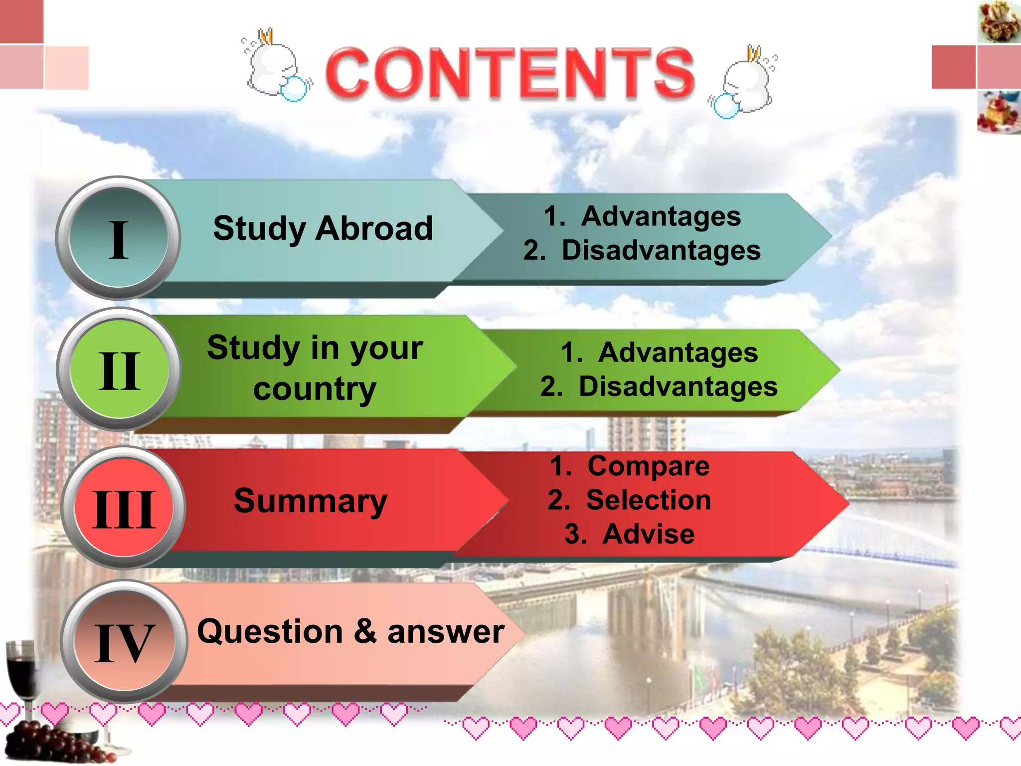 studying english abroad or studying at home | PPTX