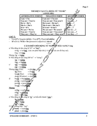 TIẾNG ANH 10 - BRIGHT - UNIT 1.docx