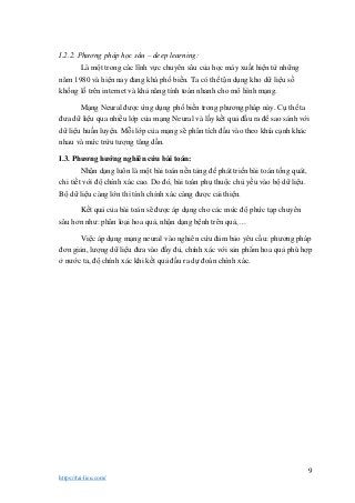 Đề tài Ứng dụng mạng Neural tích chập trong nhận dạng hoa quả | PDF