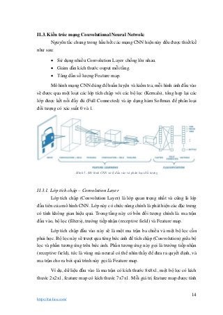 Đề tài Ứng dụng mạng Neural tích chập trong nhận dạng hoa quả | PDF