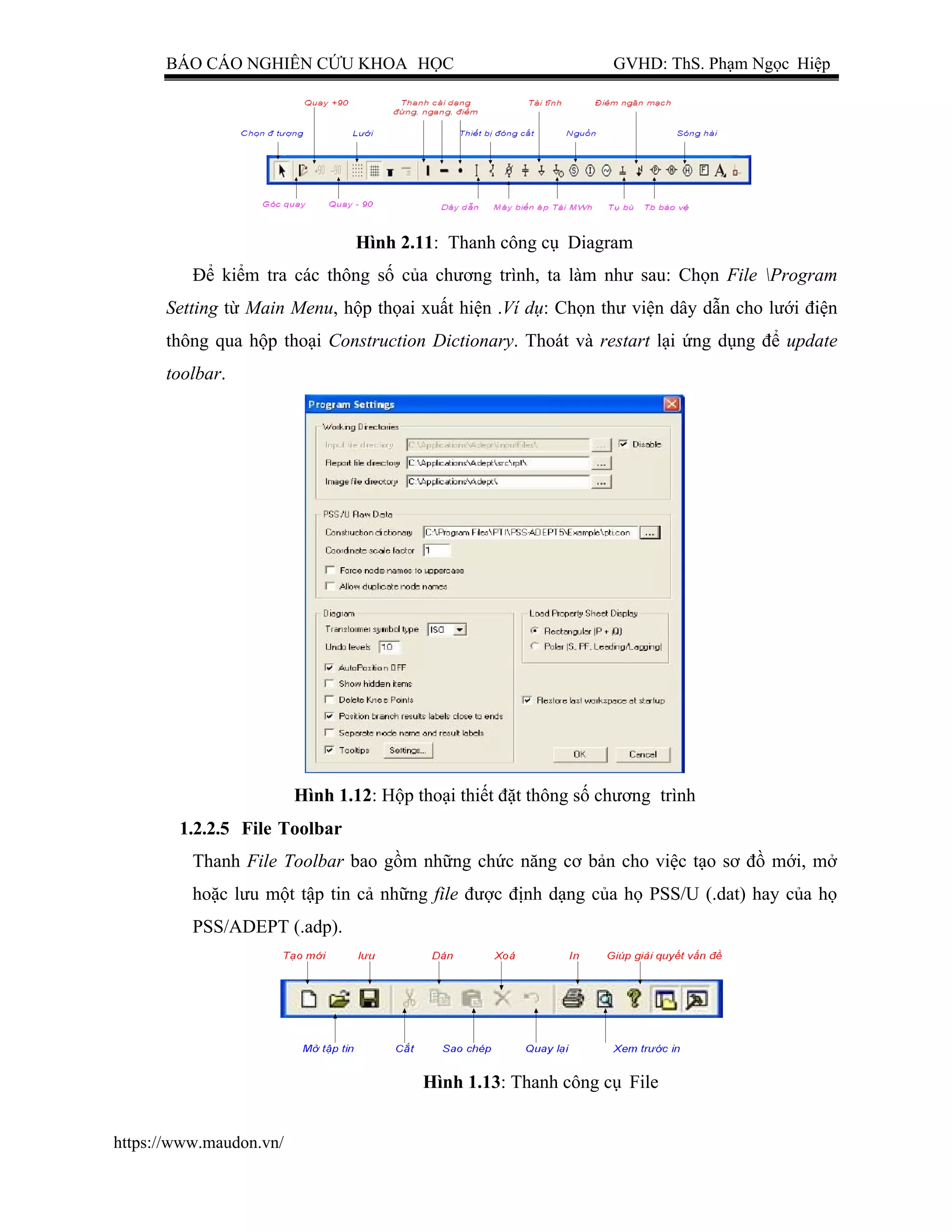 Đề tài Ứng dụng phần mềm PSSADETP bù tối ưu công suất phản kháng cho hệ thống điện huyện Châu ...