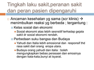 Tingkah laku sakit | PPT