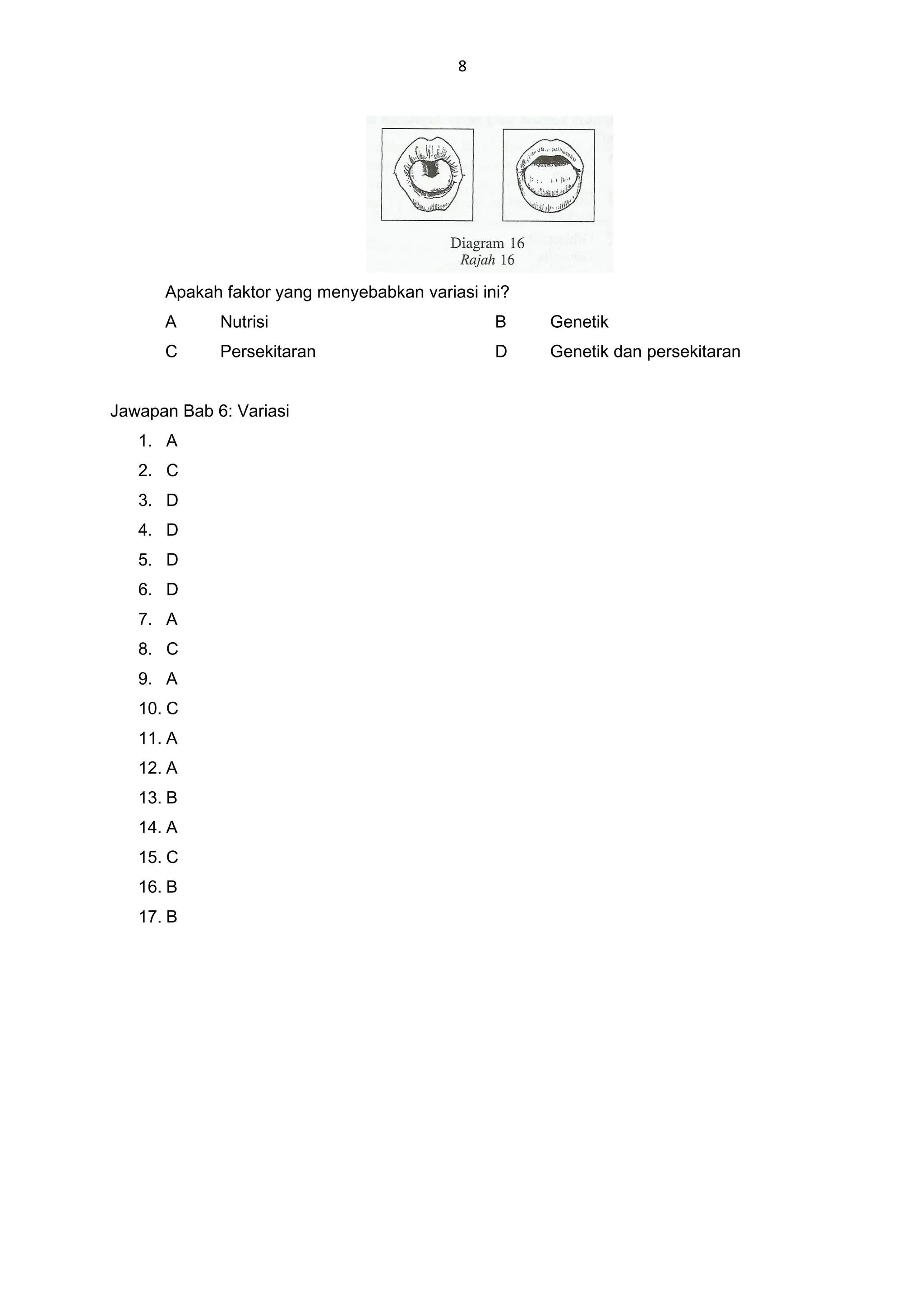 Tingkatan 5 bab 6 variation | PDF