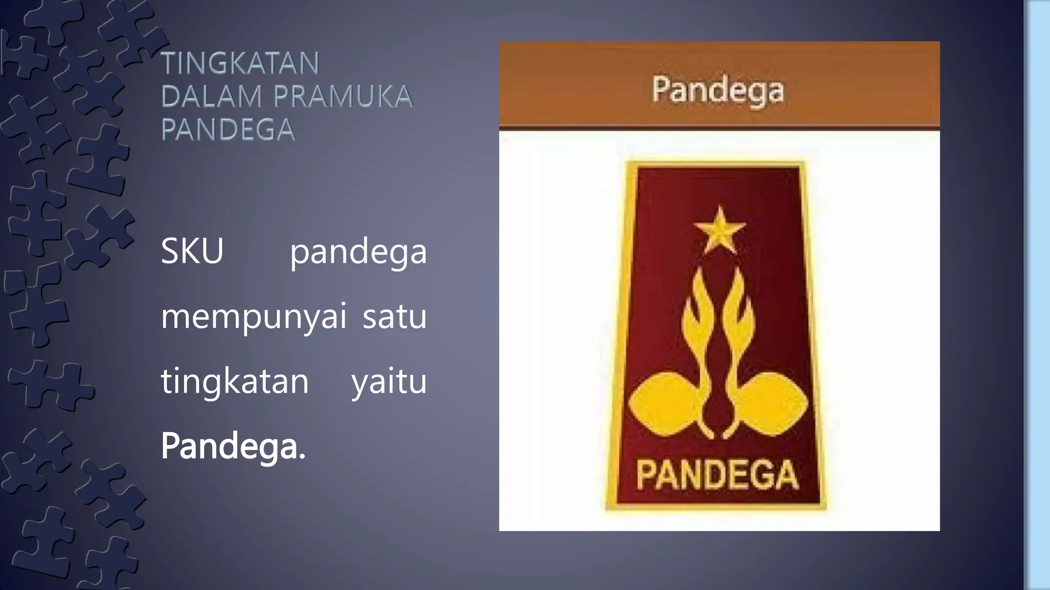 Tingkatan/Golongan dalam Gerakan Pramuka | PPTX