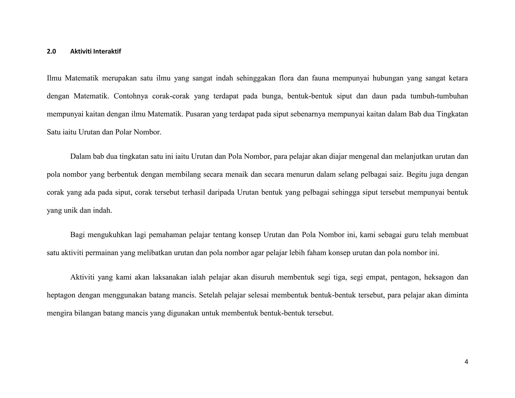 Tingkatan satu,urutan dan pola nombor | PPT