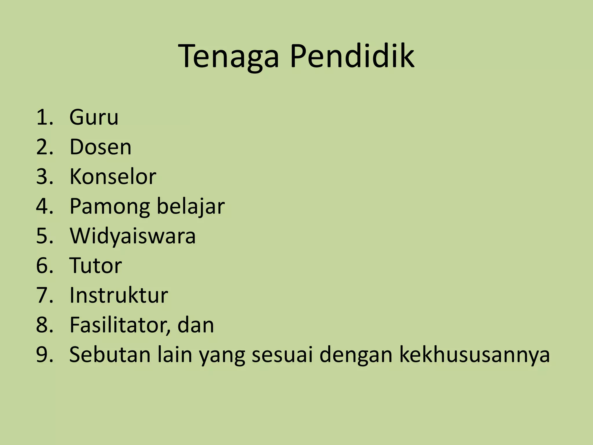 Tingkat dan jenis profesi | PPTX