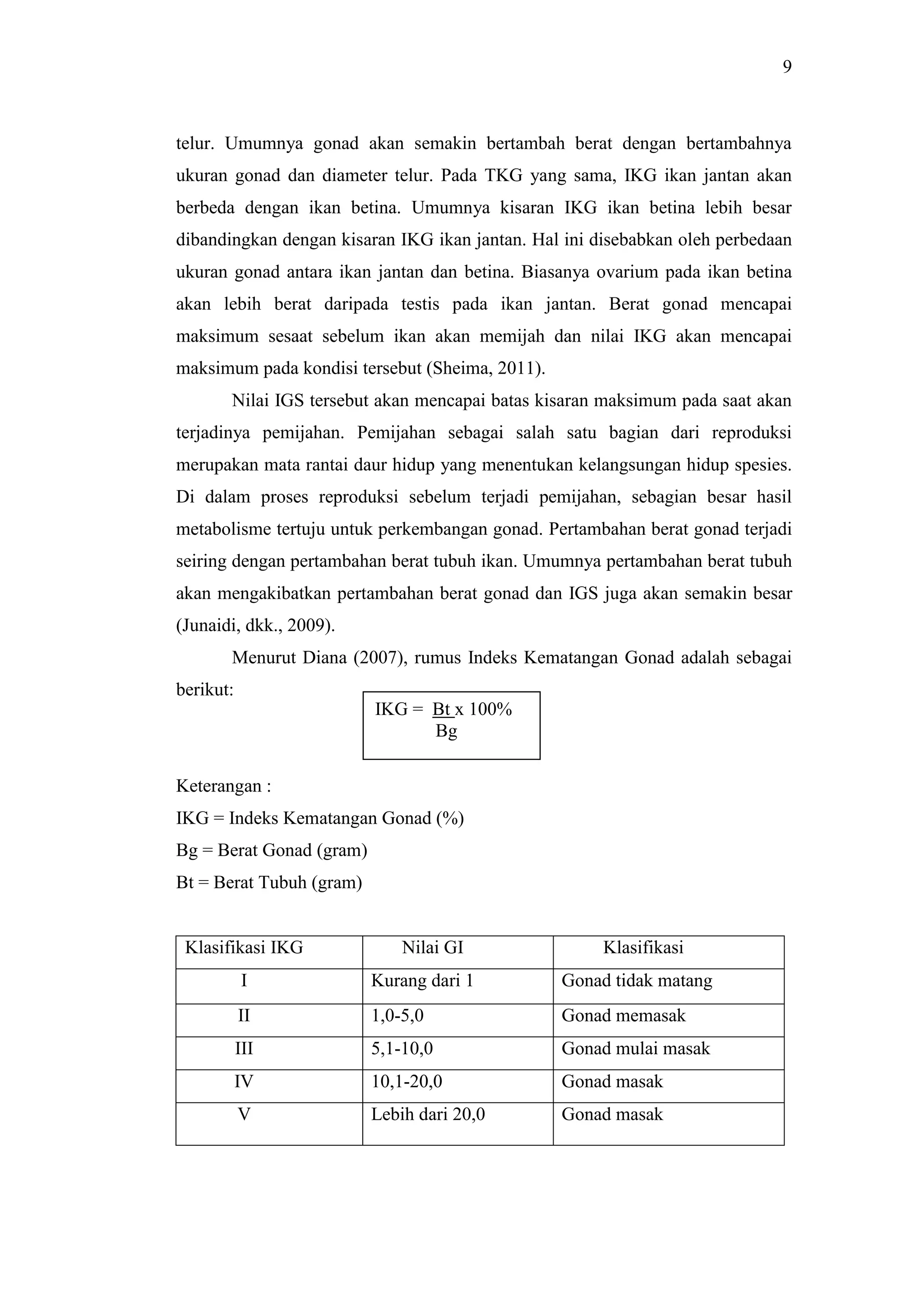 Tingkat kematangan gonad ikan bilih (Mystacoleucus padangensis) | DOCX