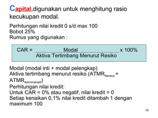Tingkat kesehatan bank | PPT