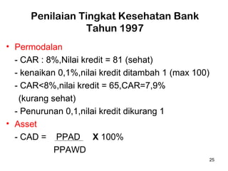 Tingkat Kesehatan Bank | PPT