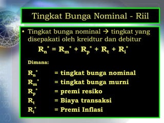 TINGKAT SUKU BUNGA.ppt