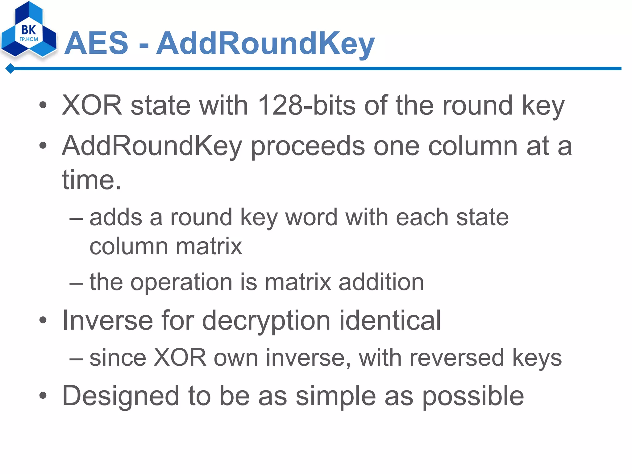 Modified Aes Algorithm Using Multiple S Boxes Ppt 9948
