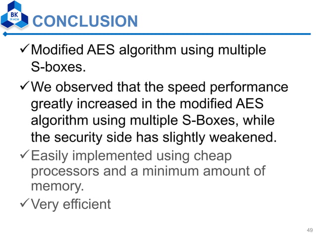 modified aes algorithm using multiple s-boxes | PDF