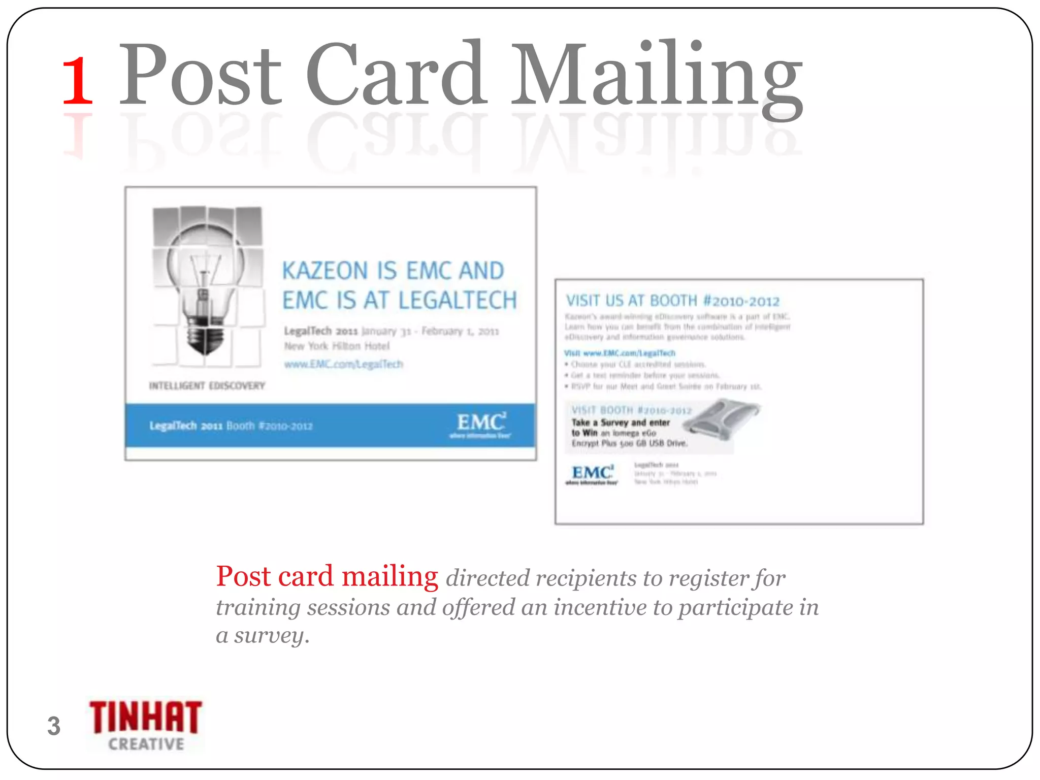 Tinhat Creative: EMC Case Study | PPTX