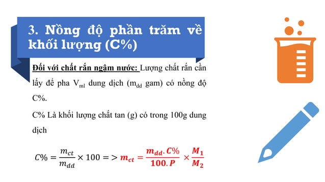 TÍNH TOÁN PHA CHẾ HÓA CHẤT PHÒNG THÍ NGHIỆM | PDF