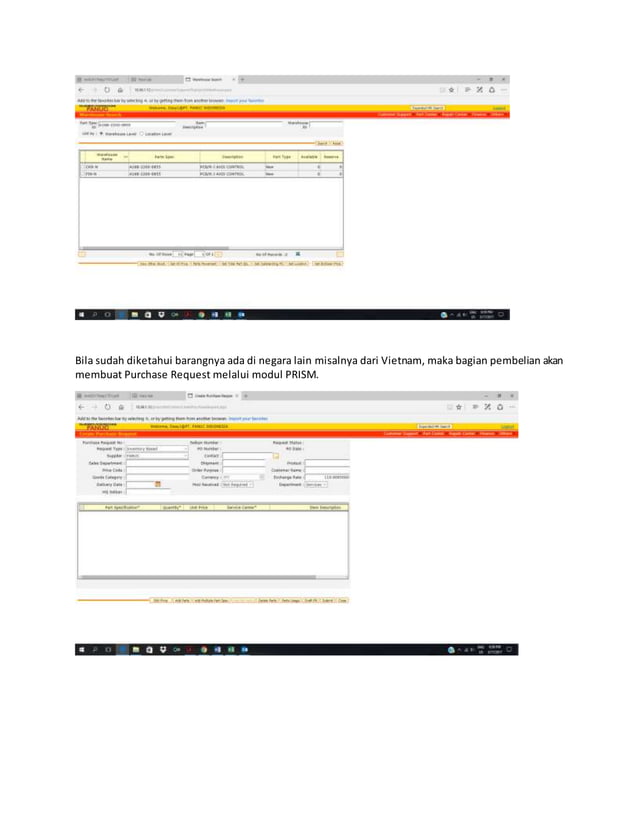 Tinjauan atas implementasi siklus pembelian dan pembayaran barang pt.fnc