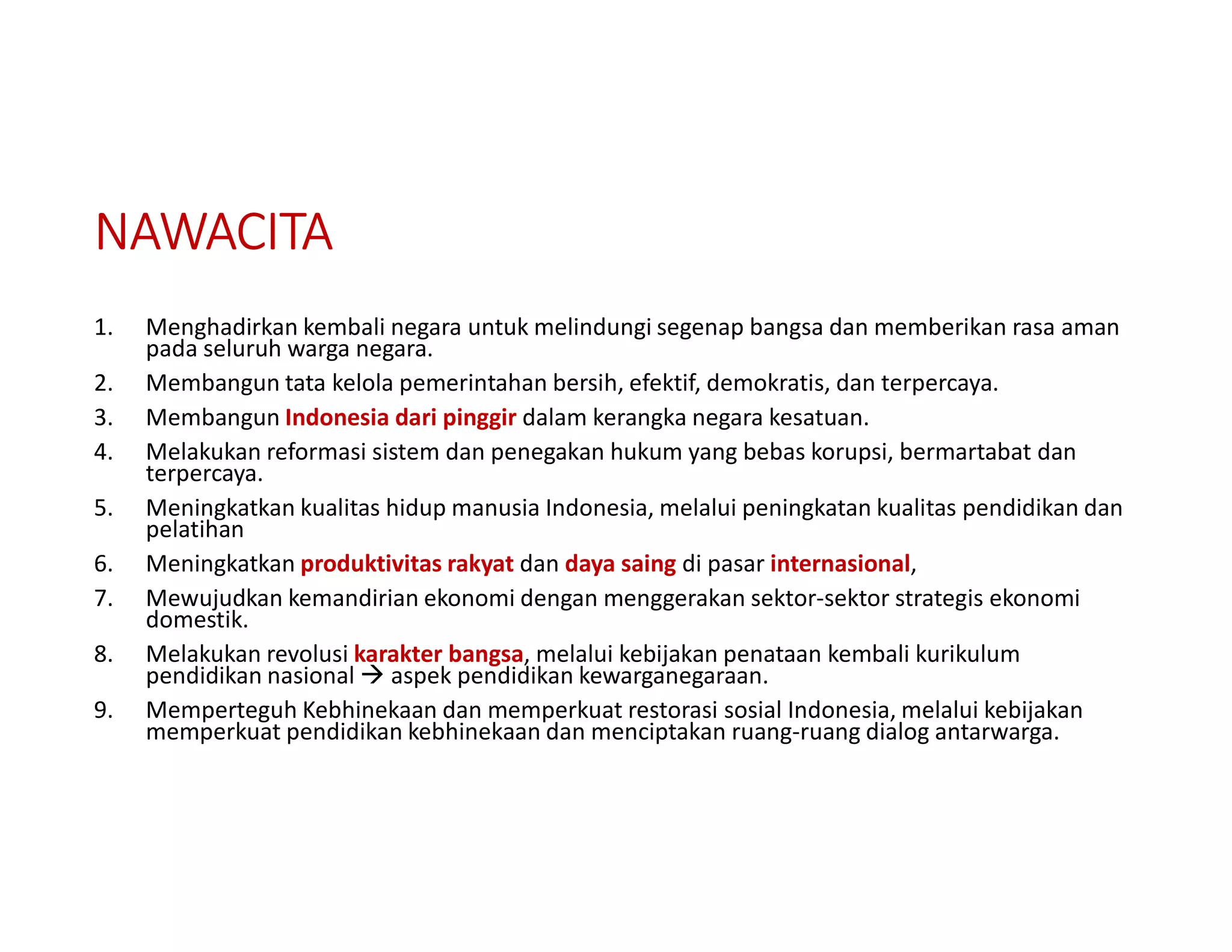Tinjauan ketahanan pangan dan kedulatan pangan dalam nawa cita | PPT