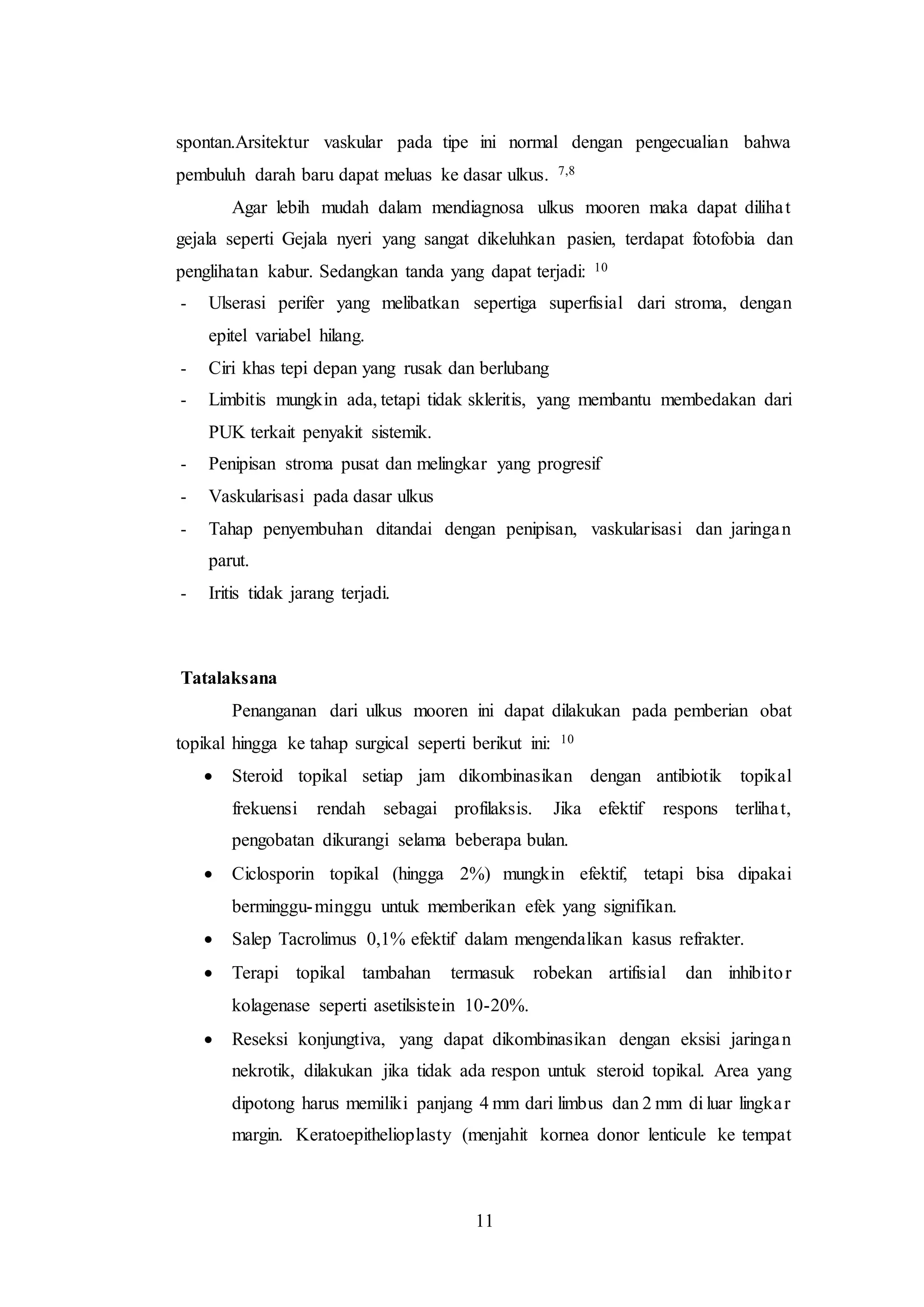 Tinjauan pustaka mooren's ulcer | DOCX