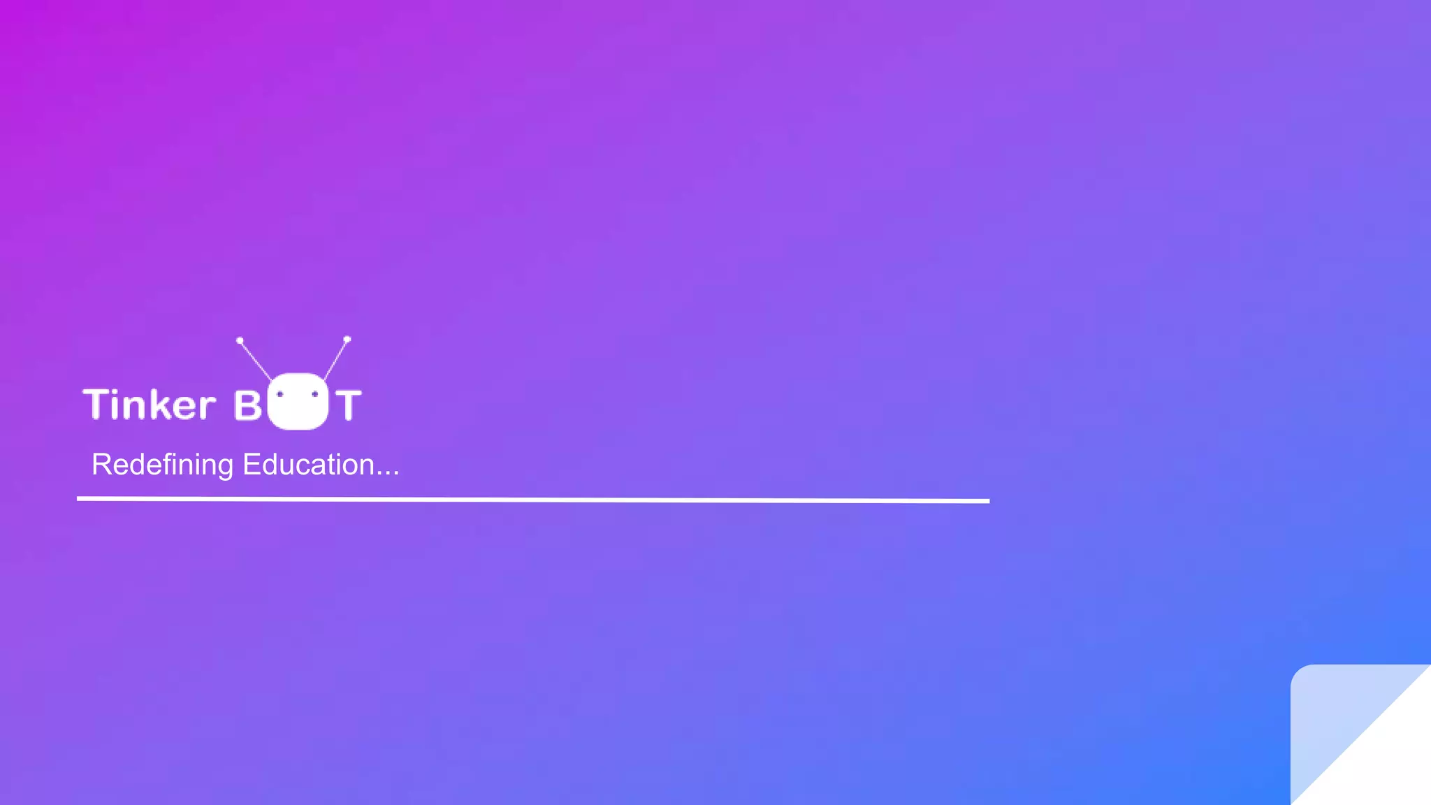 Tinker bot pitch deck | PPTX