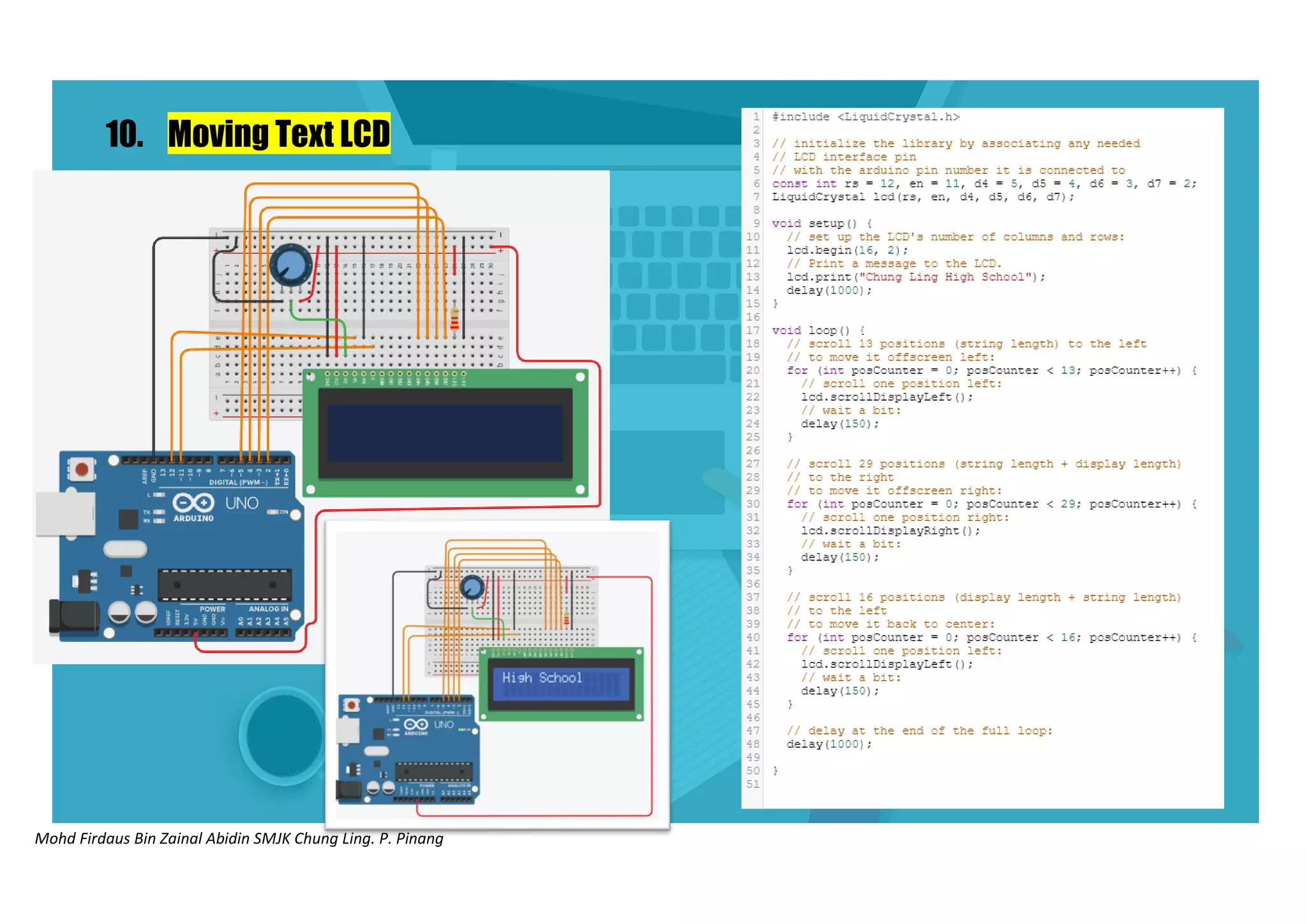 Tinker cad arduino basic RBT Form 2 | PDF